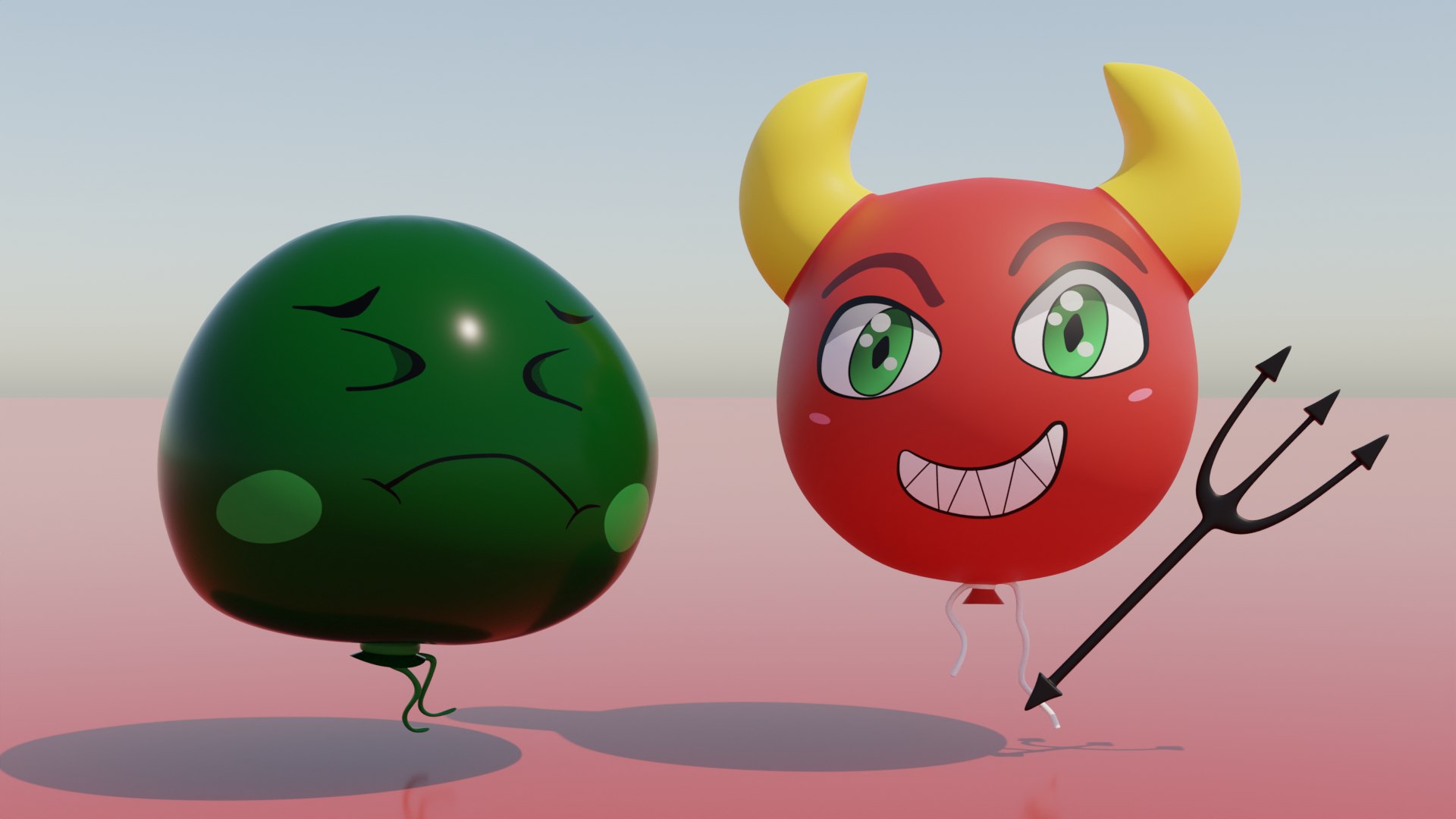 3D Funny Characters Balloon Pack Cartoon Style - TurboSquid 1952981