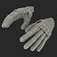Medieval Gauntlet V3 3d Model