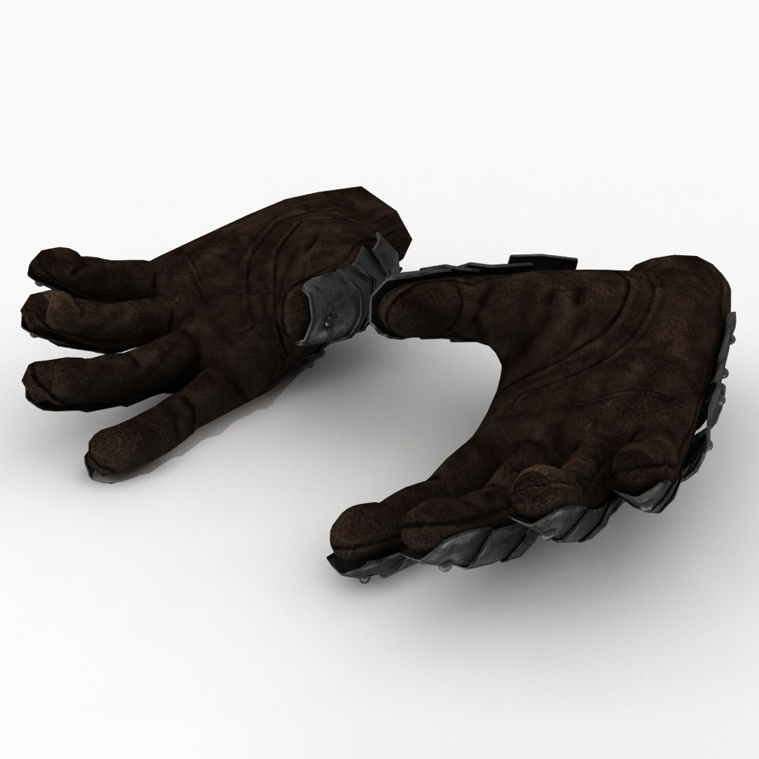 Medieval Gauntlet V3 3d Model