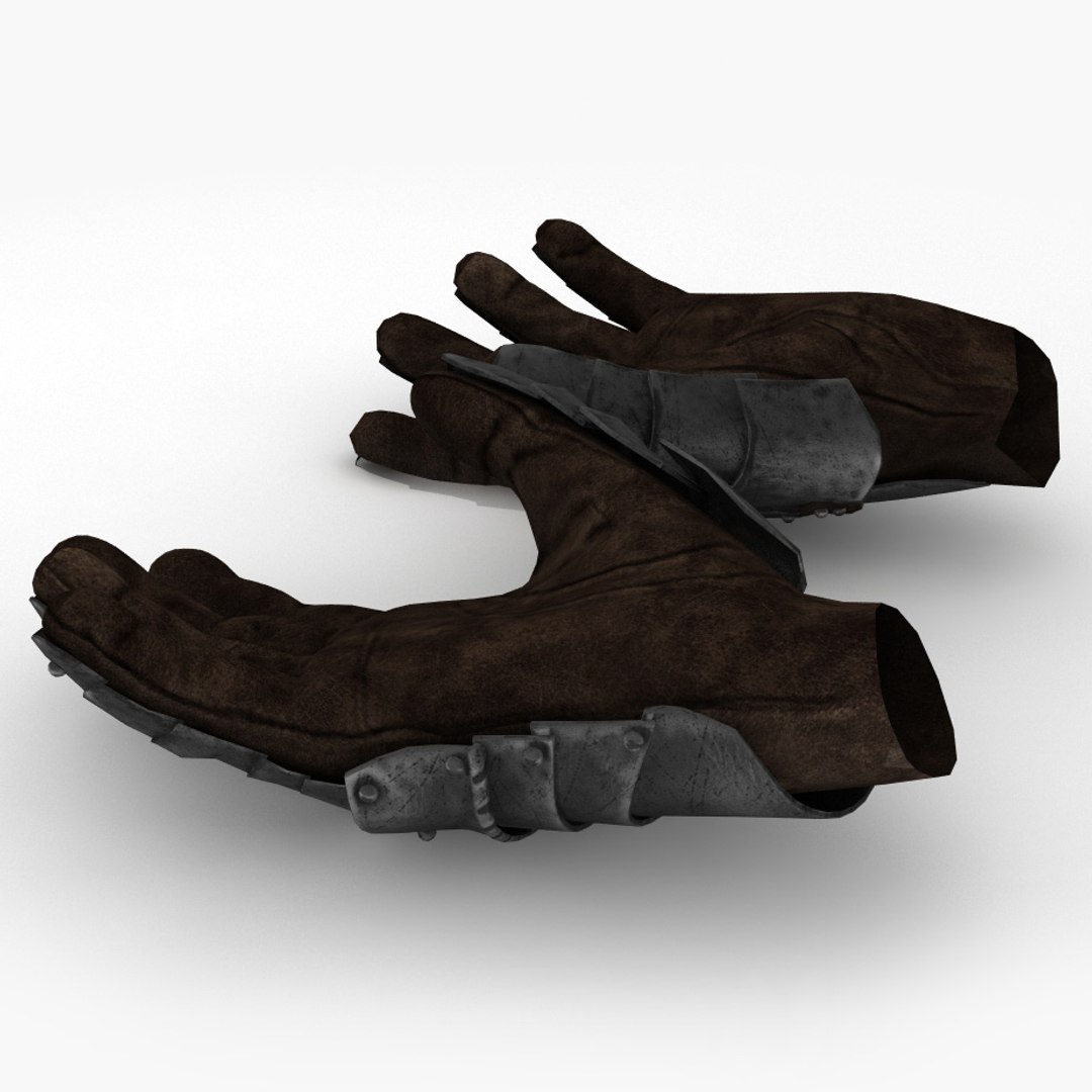 Medieval Gauntlet V3 3d Model