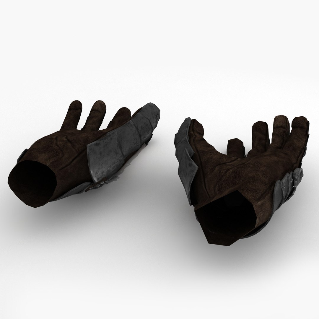 Medieval Gauntlet V3 3d Model