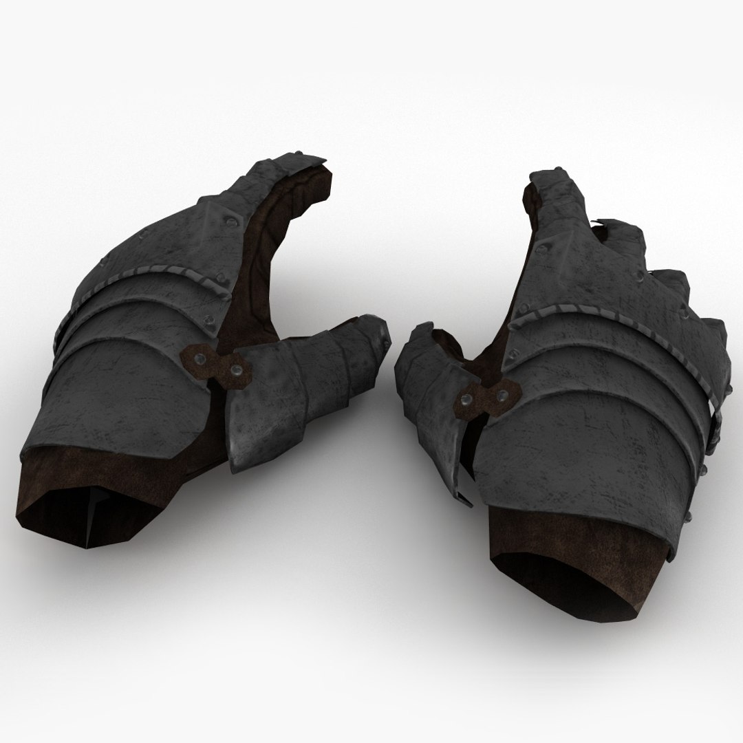 Medieval Gauntlet V3 3d Model