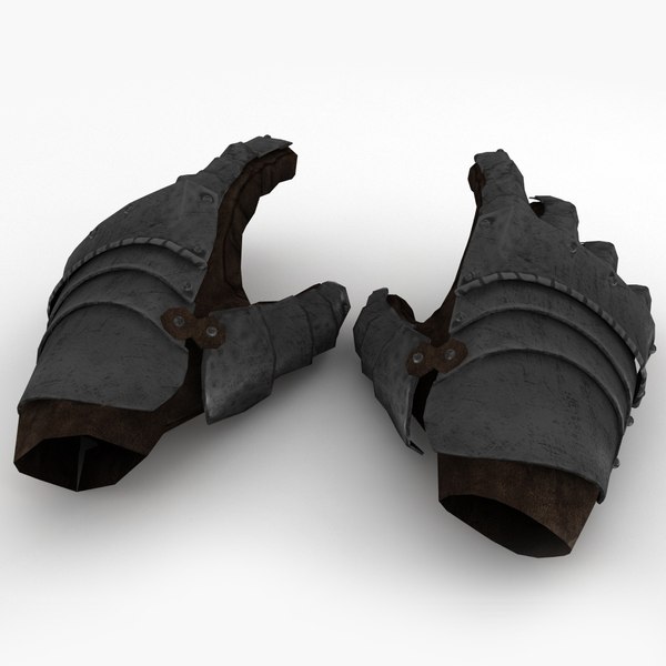 medieval gauntlet v3 3d model