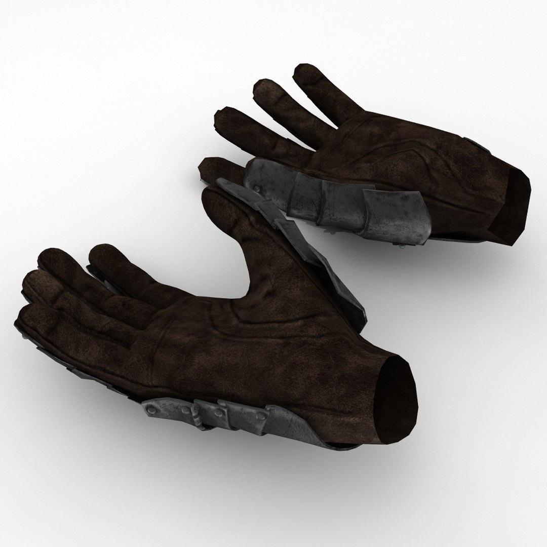 Medieval Gauntlet V3 3d Model