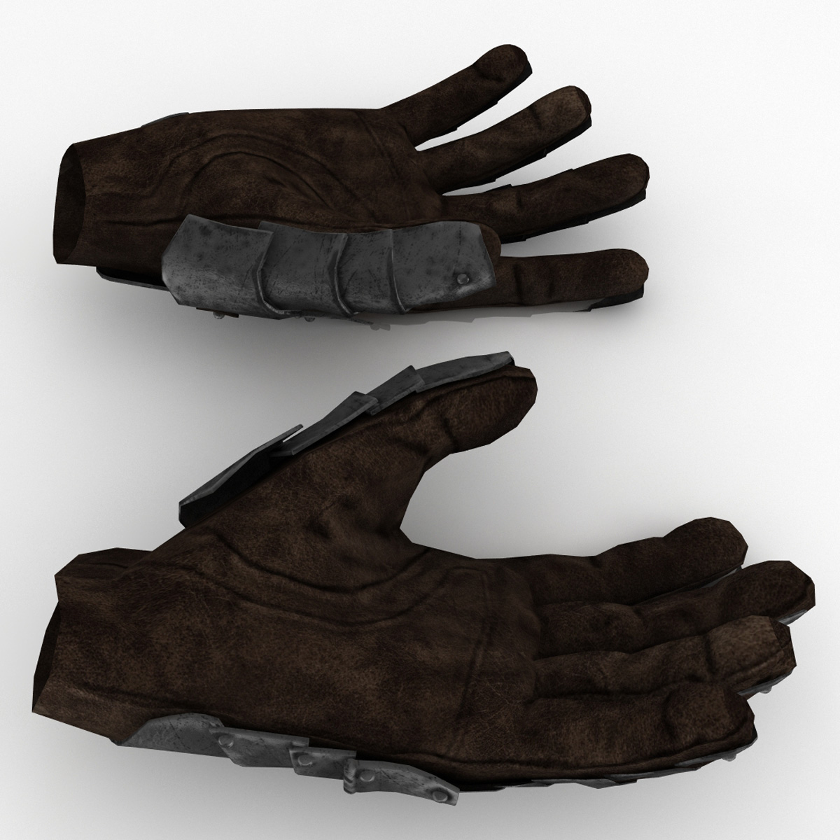 medieval gauntlet v3 3d model