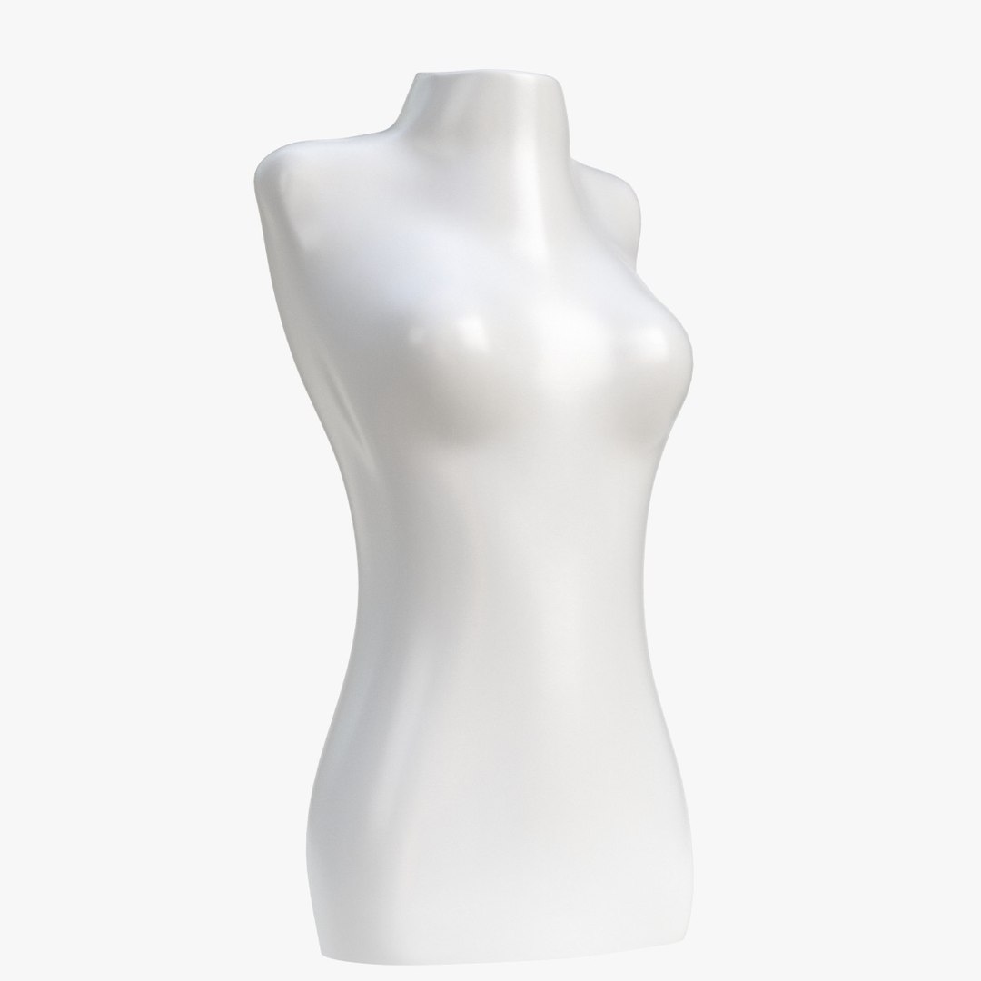 3D female half body dummy - TurboSquid 1392665