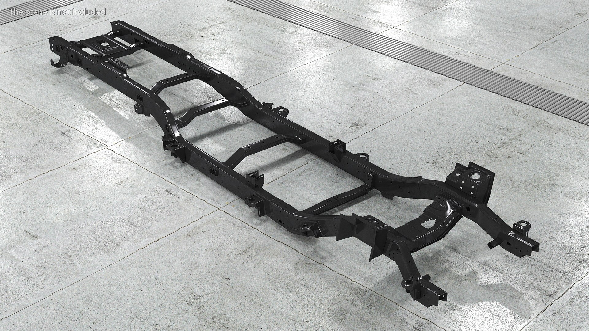 3D Chassis Frame Pickup Model - TurboSquid 2184180