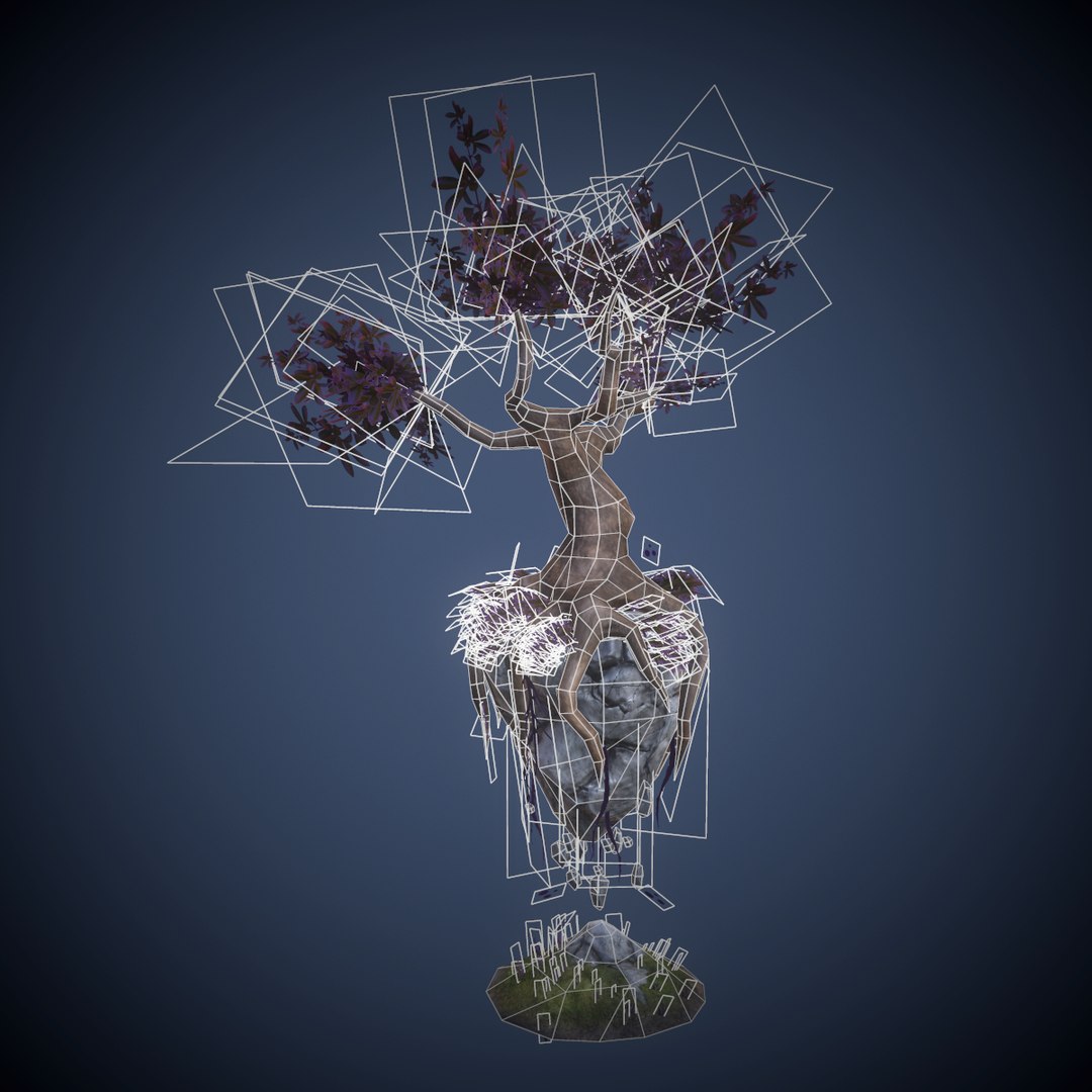 3d Model Flying Tree