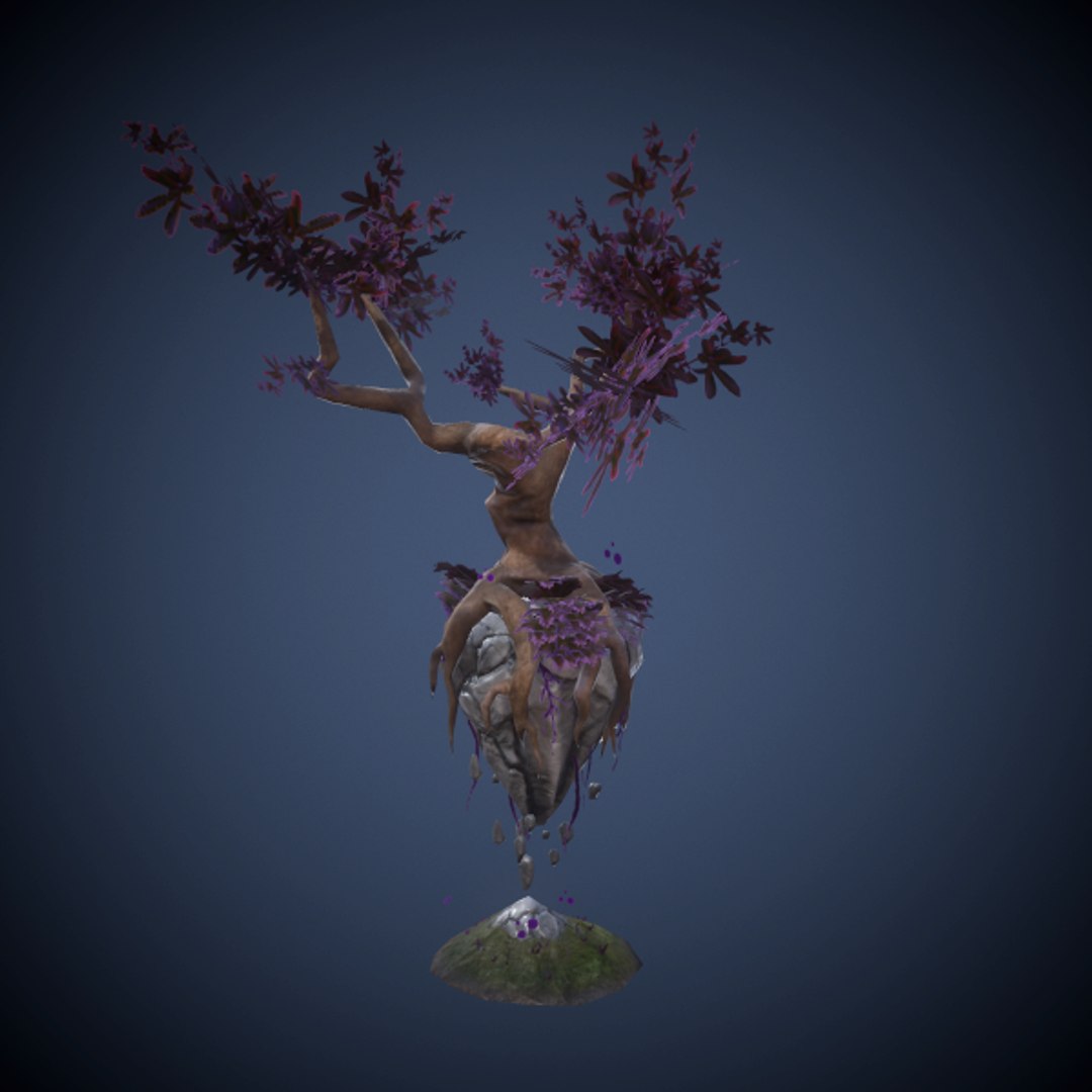 3d Model Flying Tree