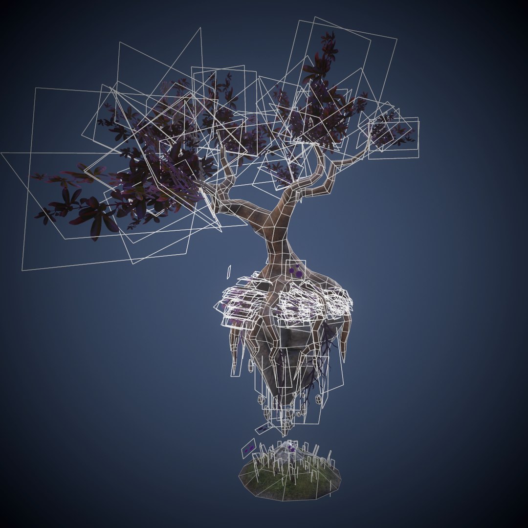 3d Model Flying Tree