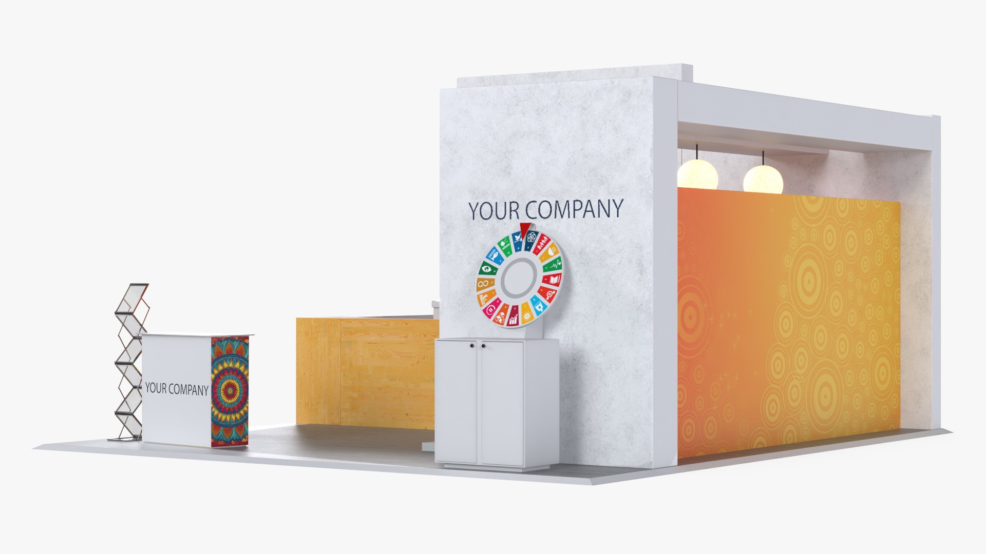 Cozy Stand For Trade Show 3D Model - TurboSquid 2277615