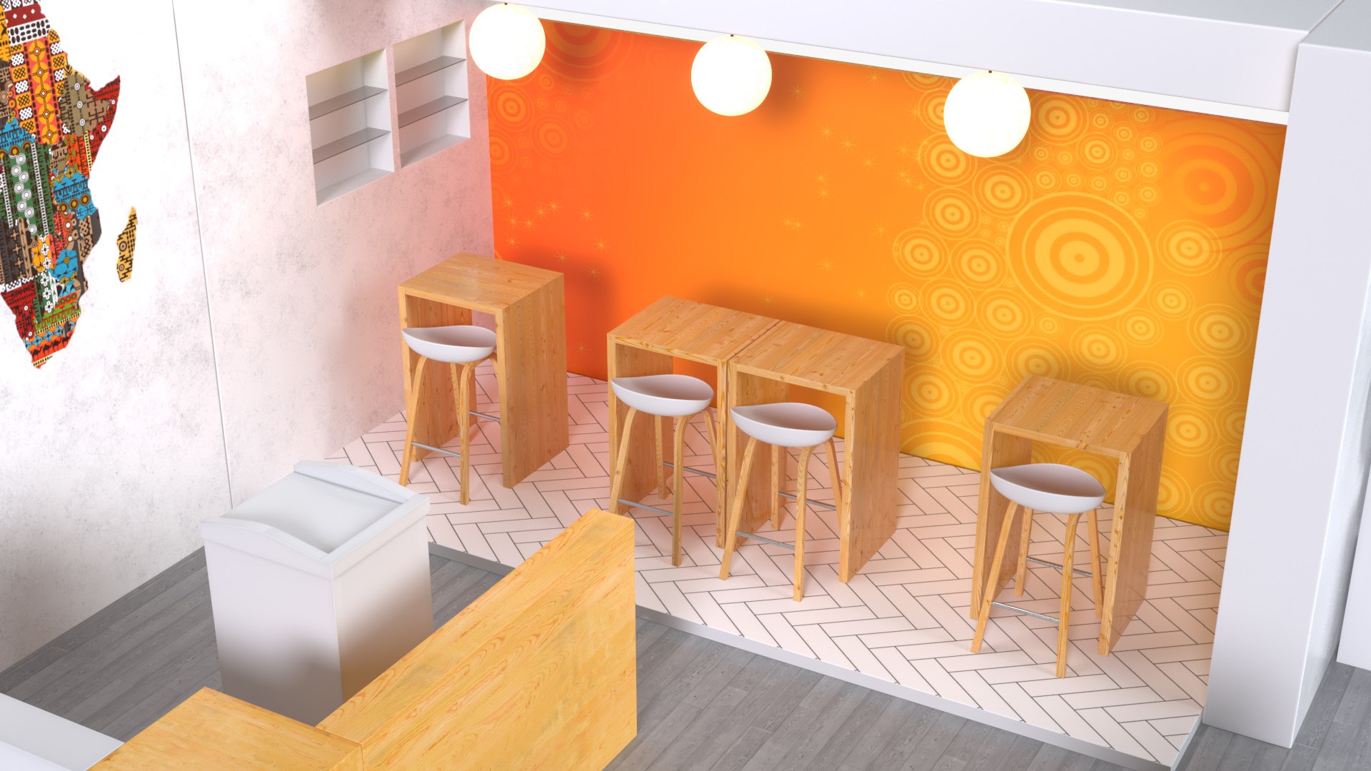 Cozy Stand For Trade Show 3D Model - TurboSquid 2277615