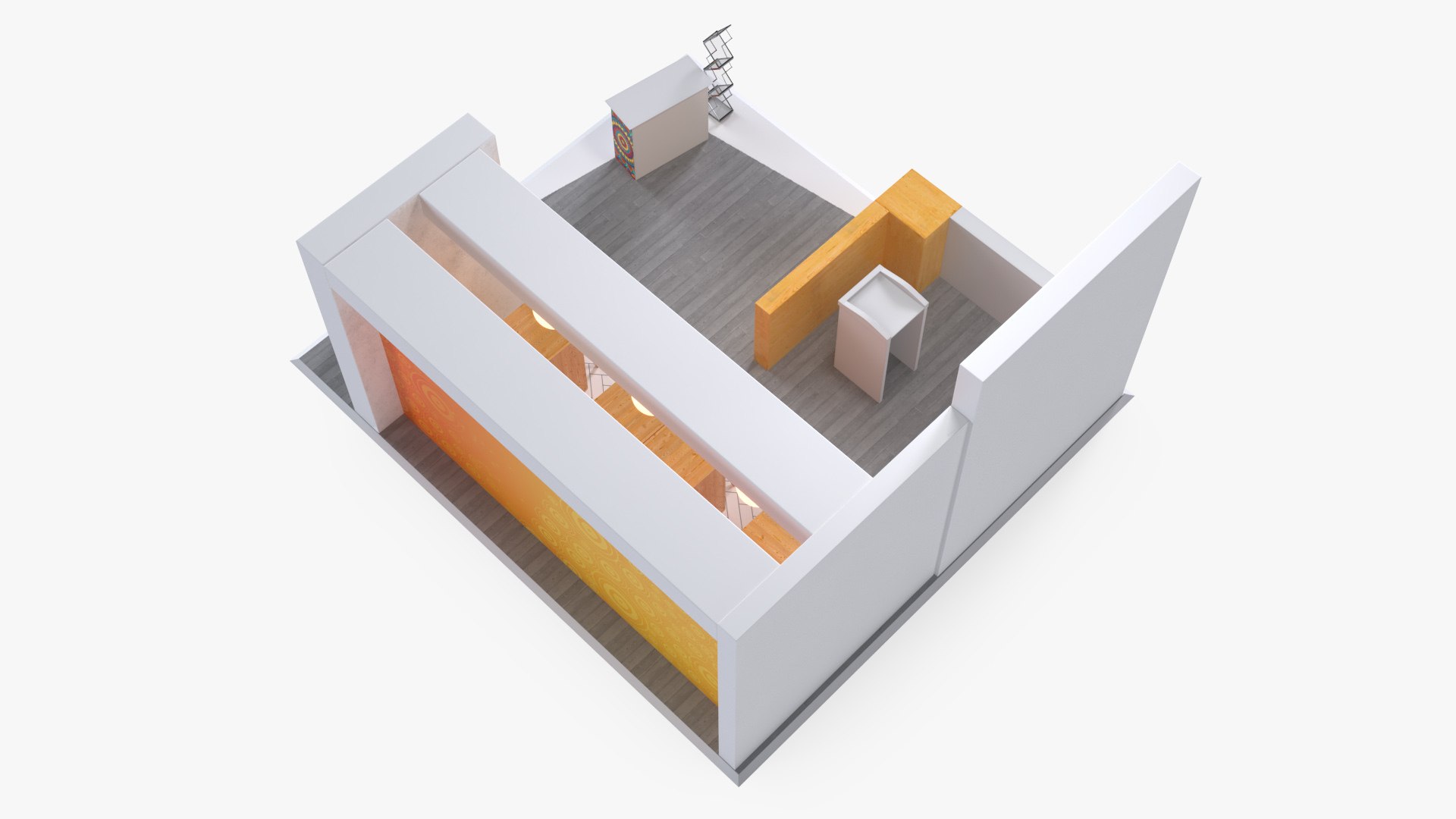 Cozy Stand For Trade Show 3D Model - TurboSquid 2277615