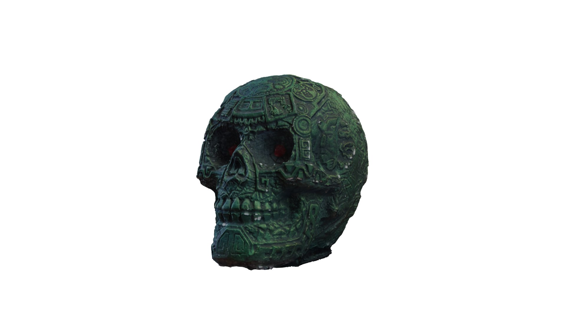 Aztec Style Skull High Poly 3D Model - TurboSquid 2194688