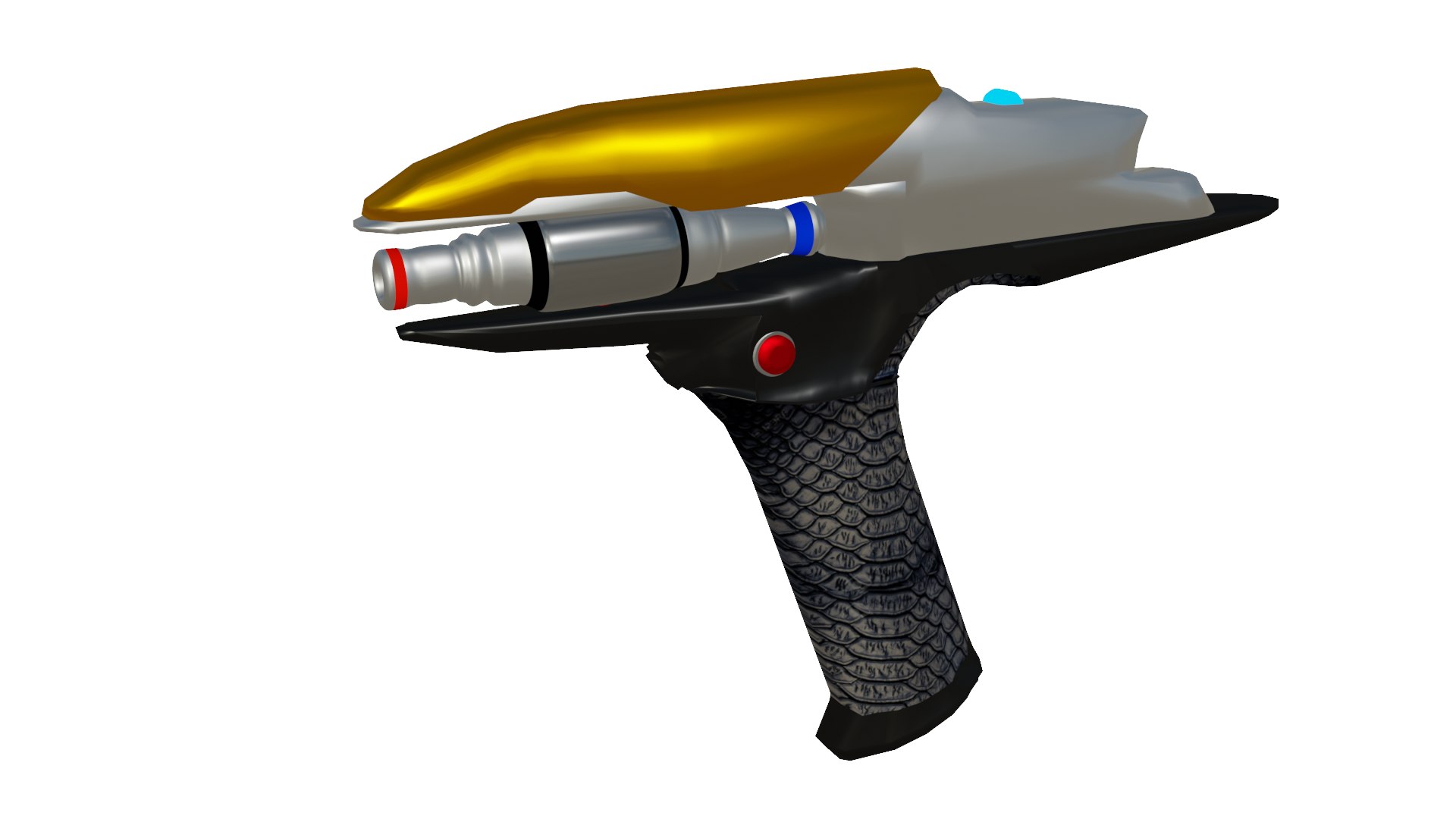 3D Electric Gun Hand Phaser Model - TurboSquid 1690718