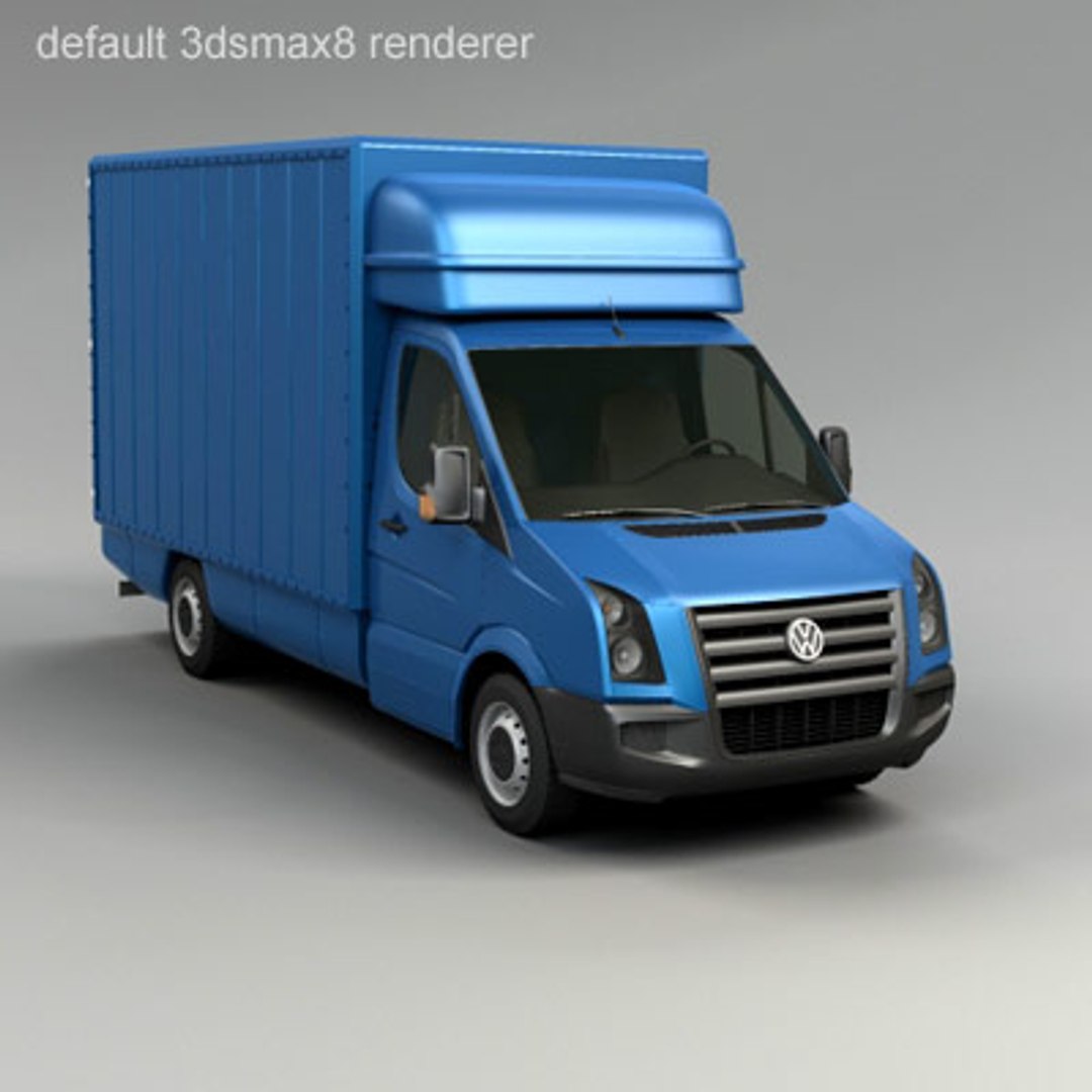 Delivery Crafter Van 3d Model