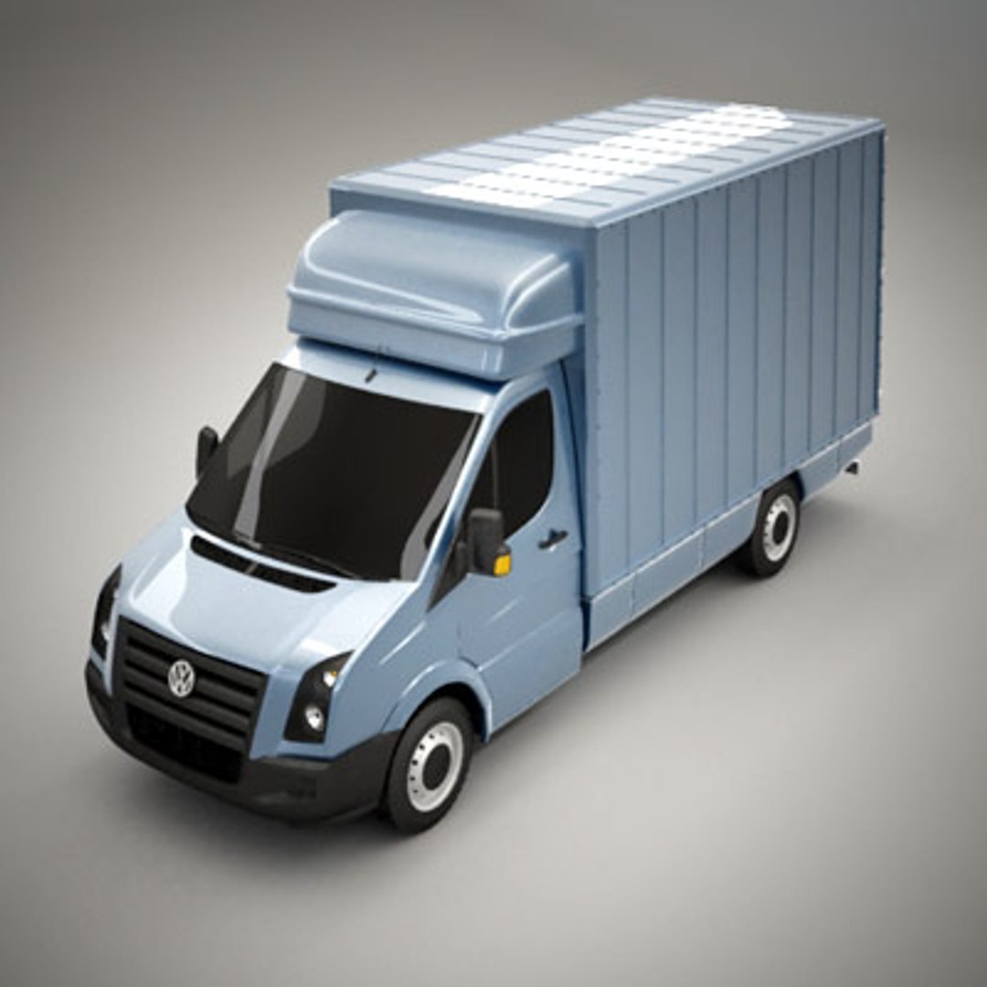 Delivery Crafter Van 3d Model