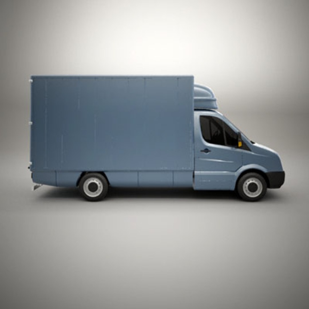delivery crafter van 3d model