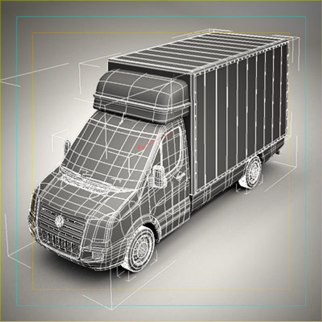 delivery crafter van 3d model