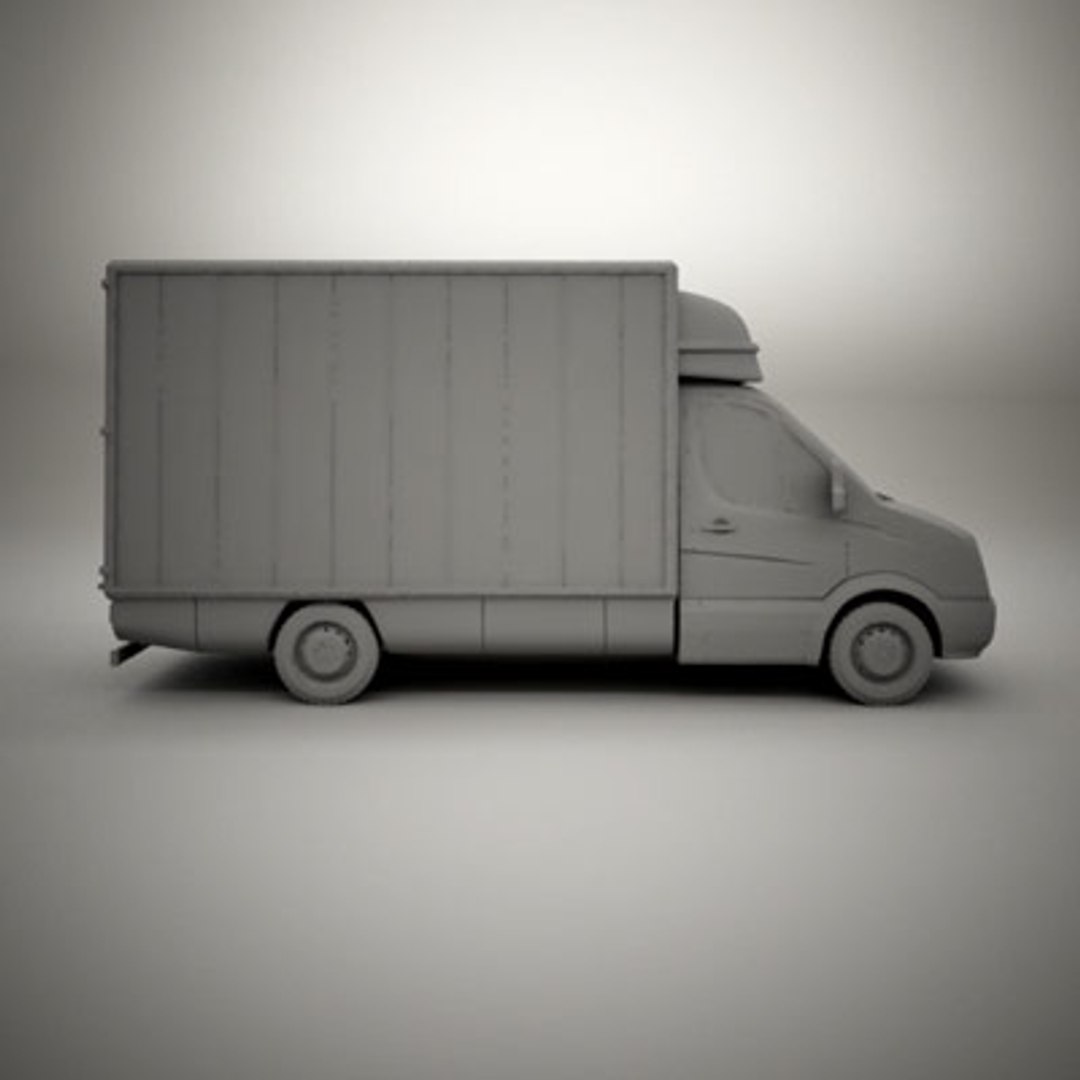 Delivery Crafter Van 3d Model