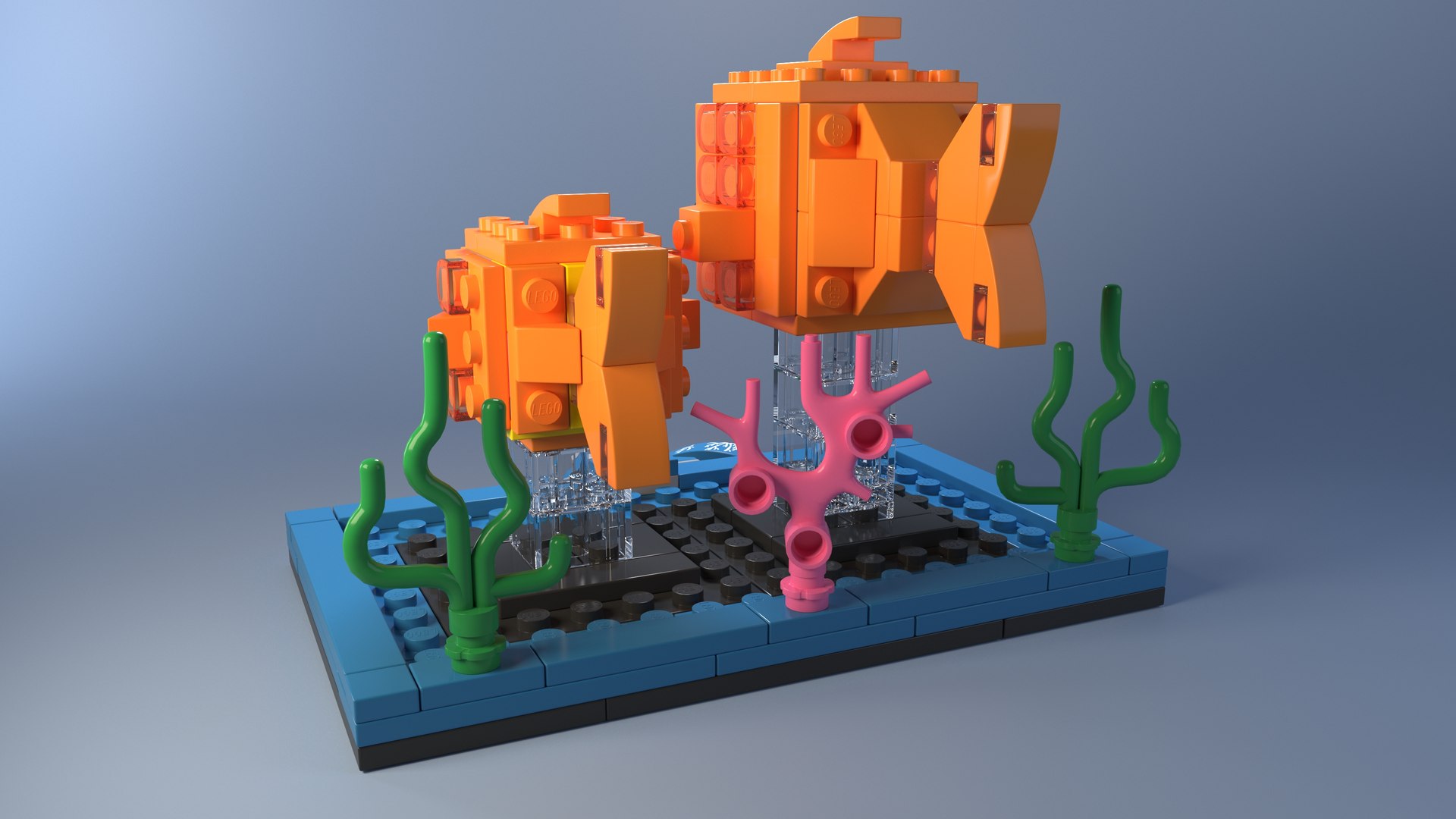 Lego Goldfish 3D Model - TurboSquid 2093754