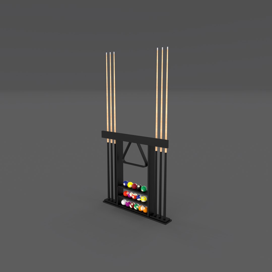 8 Ball Pool Rack 3D - TurboSquid 1237874