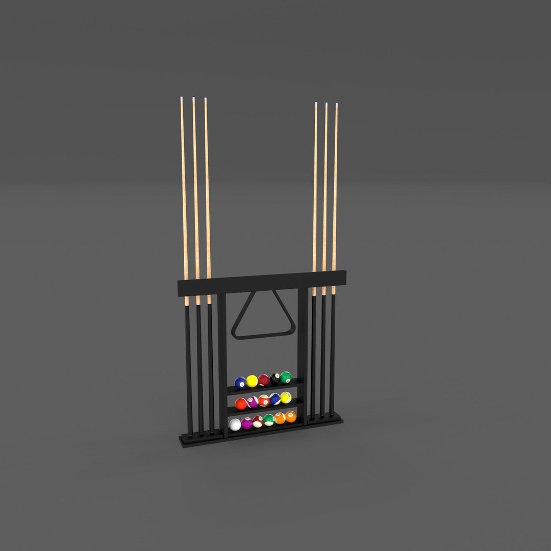 8 Ball Pool Rack 3D - TurboSquid 1237874