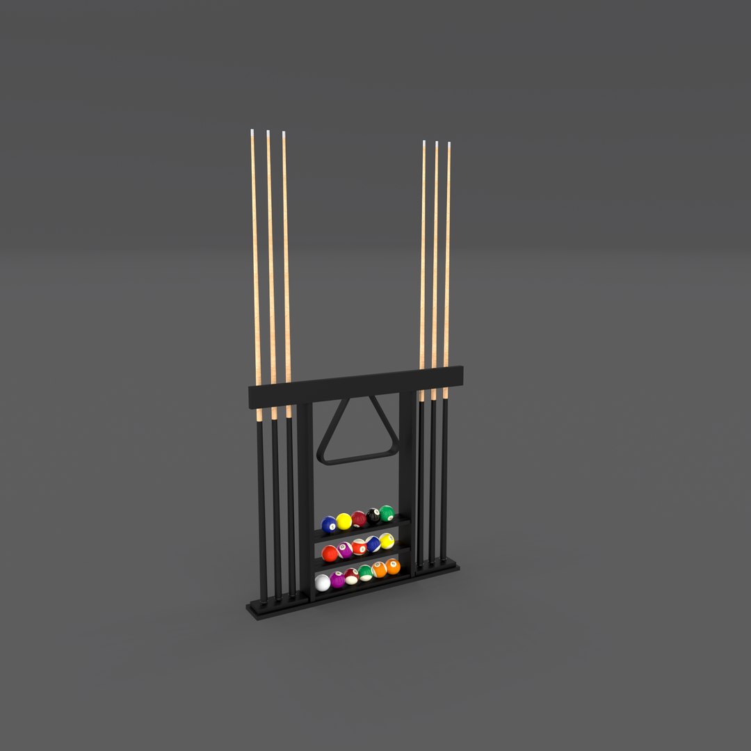 8 Ball Pool Rack 3D - TurboSquid 1237874