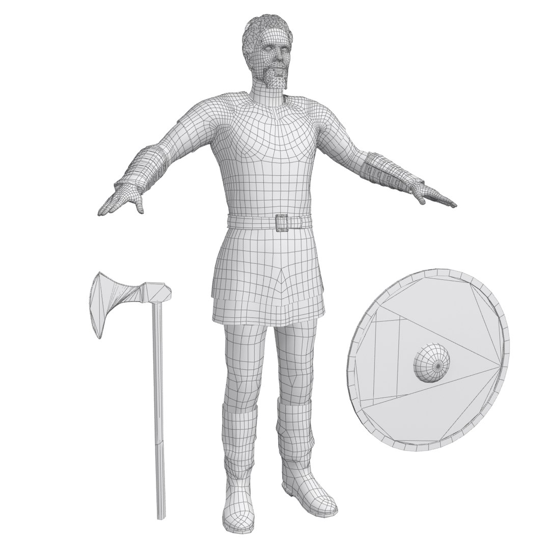 3D Viking Rigging Man - TurboSquid 1259490