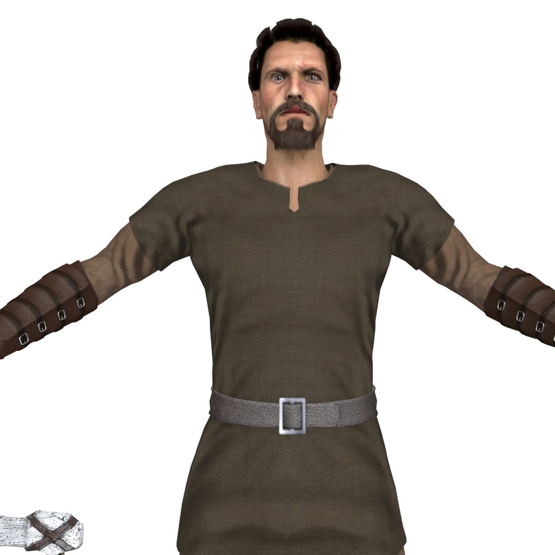 3D Viking Rigging Man - TurboSquid 1259490