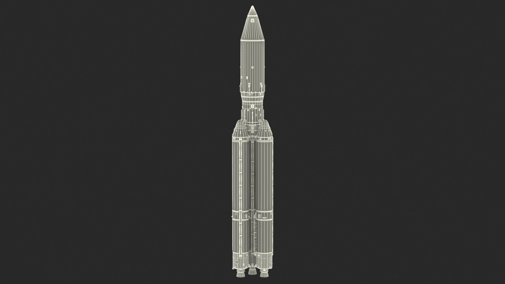 3D Angara A5 Heavy Lift Launch Vehicle model - TurboSquid 1770144