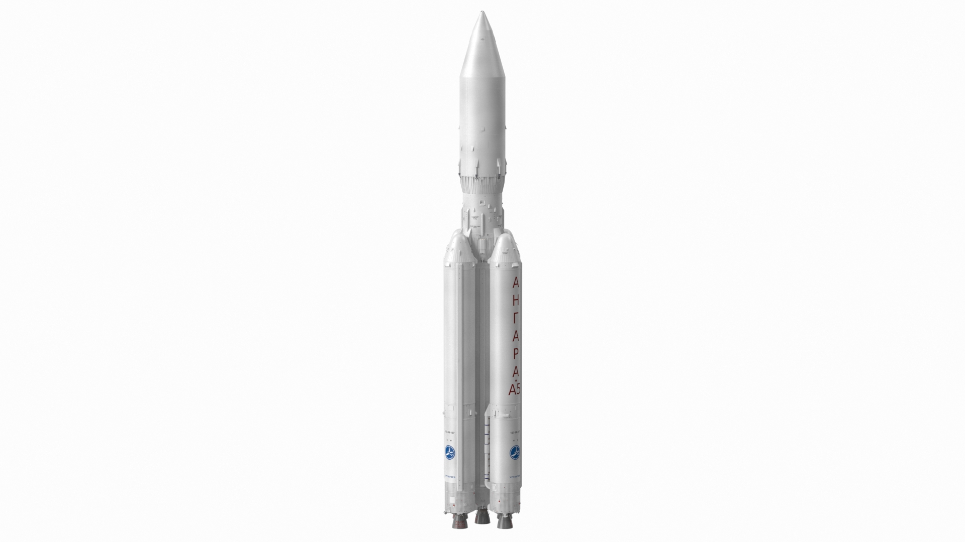 3D Angara A5 Heavy Lift Launch Vehicle model - TurboSquid 1770144