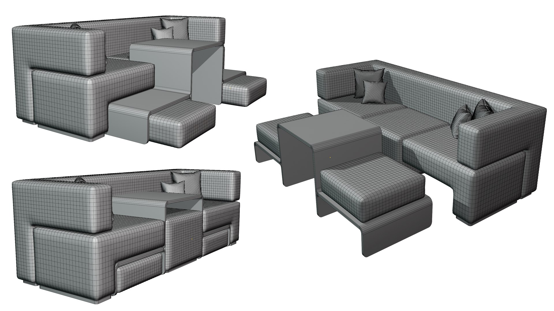 MODULAR SOFA 3D Model - TurboSquid 2232007