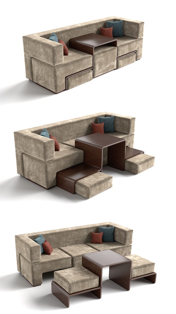 MODULAR SOFA 3D Model - TurboSquid 2232007