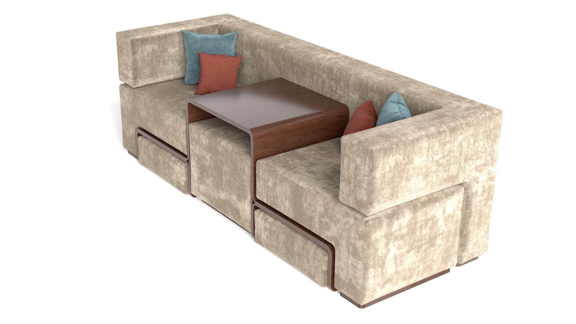 MODULAR SOFA 3D Model - TurboSquid 2232007