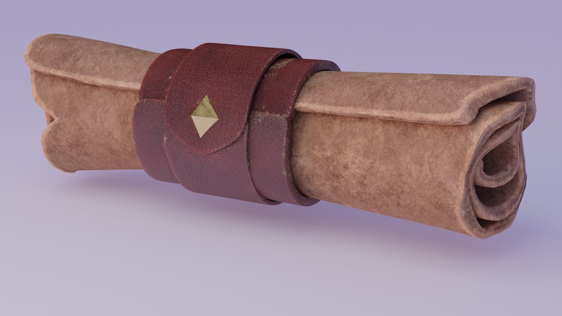 Folding Treasure Map Low-poly Model 3D - TurboSquid 1865012