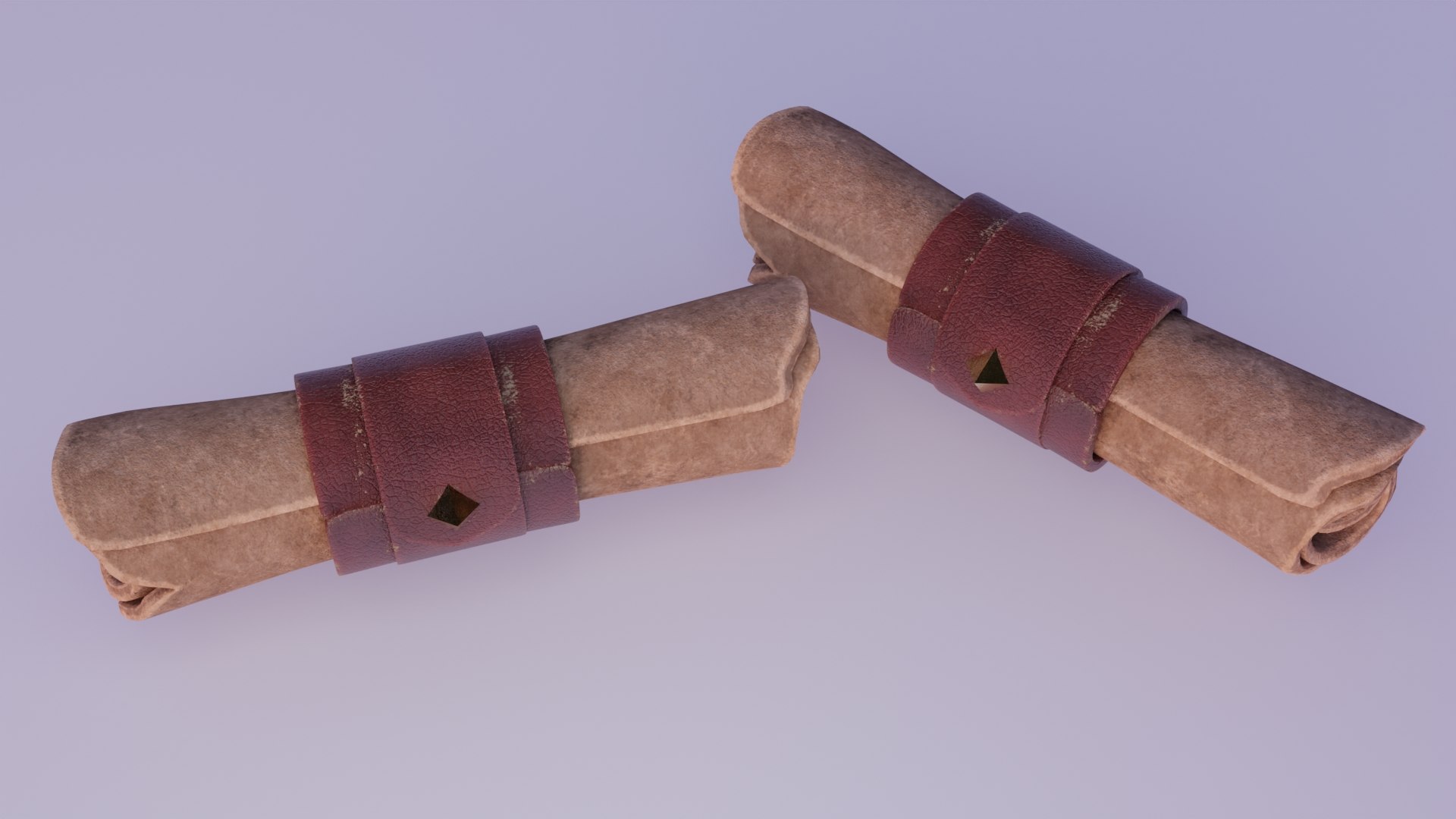 Folding Treasure Map Low-poly Model 3D - TurboSquid 1865012