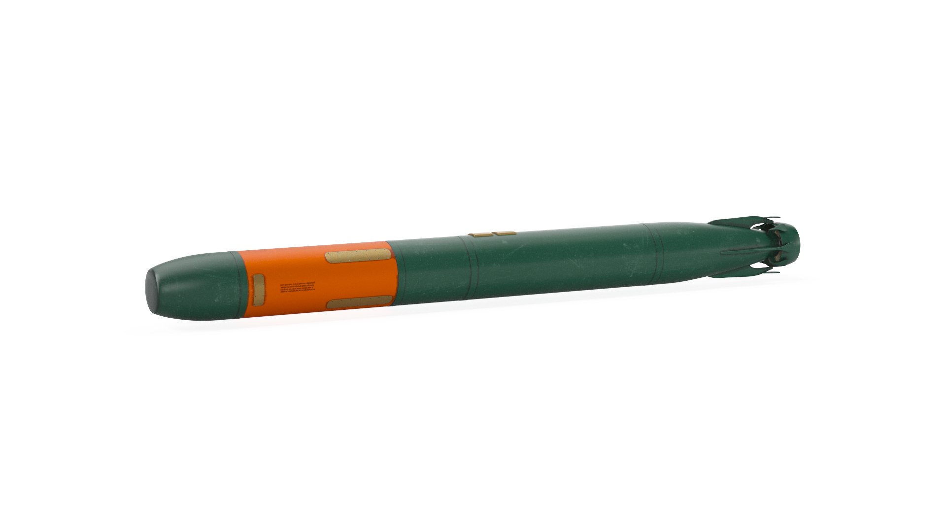 MK 48 Heavyweight ASW Torpedo 3D - TurboSquid 2285902