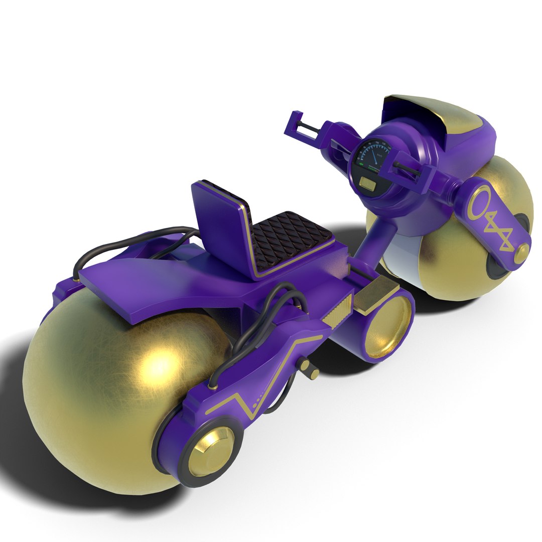 3D Science Fiction Bike Sci Fi Model - TurboSquid 2095840