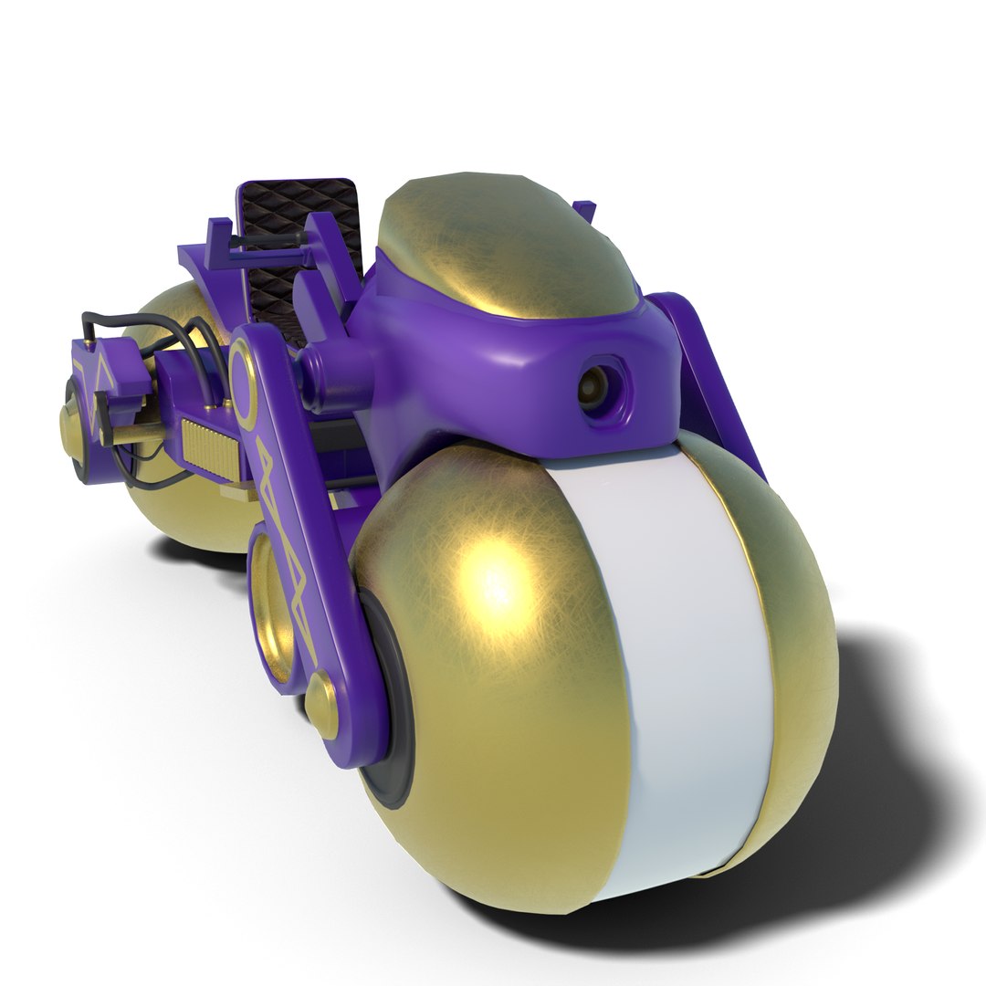3D Science Fiction Bike Sci Fi Model - TurboSquid 2095840