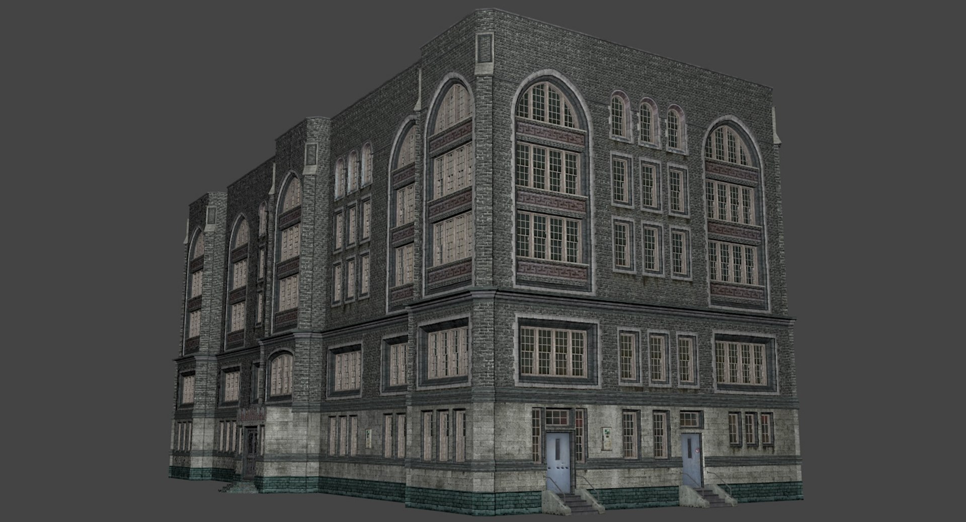 american building c4d