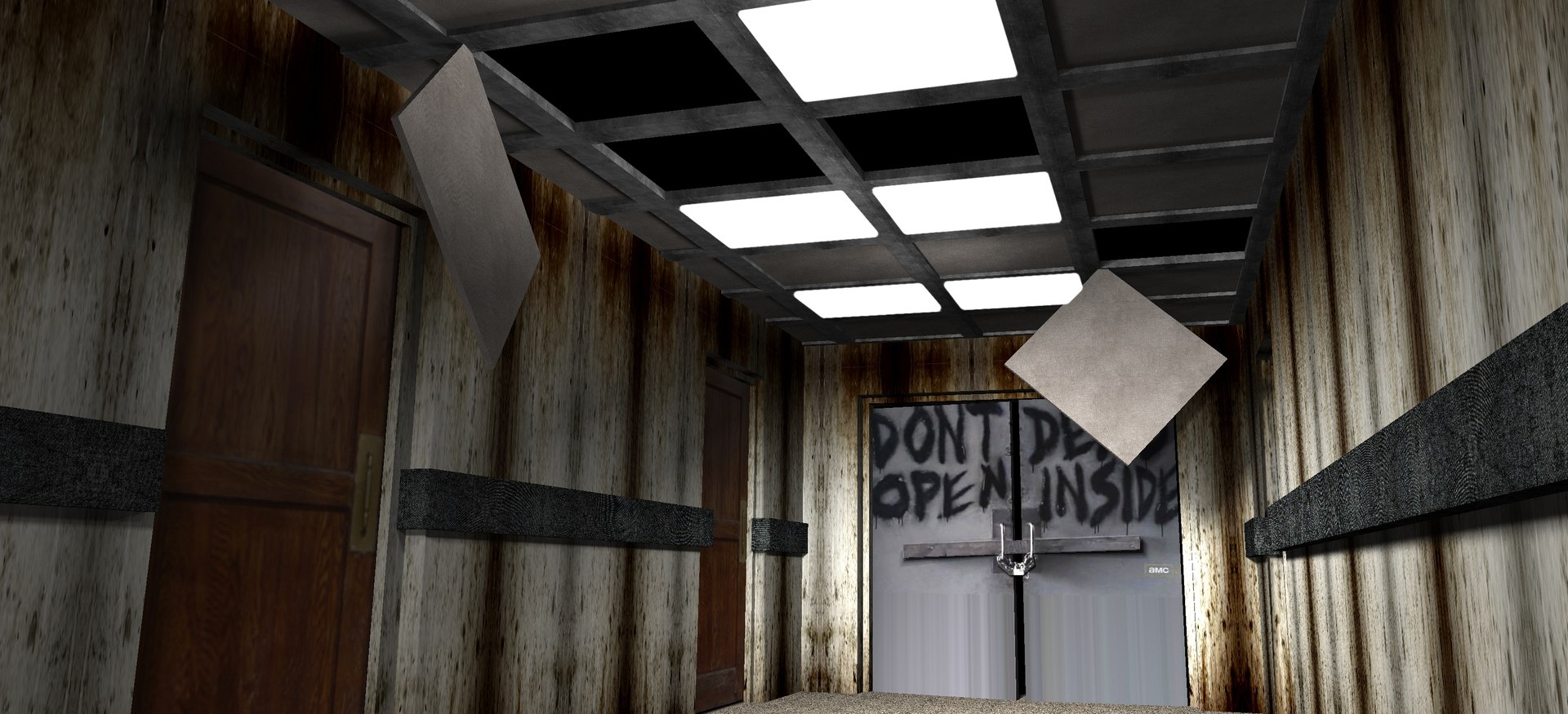 Walking Dead Hospital Dont 3d Lwo