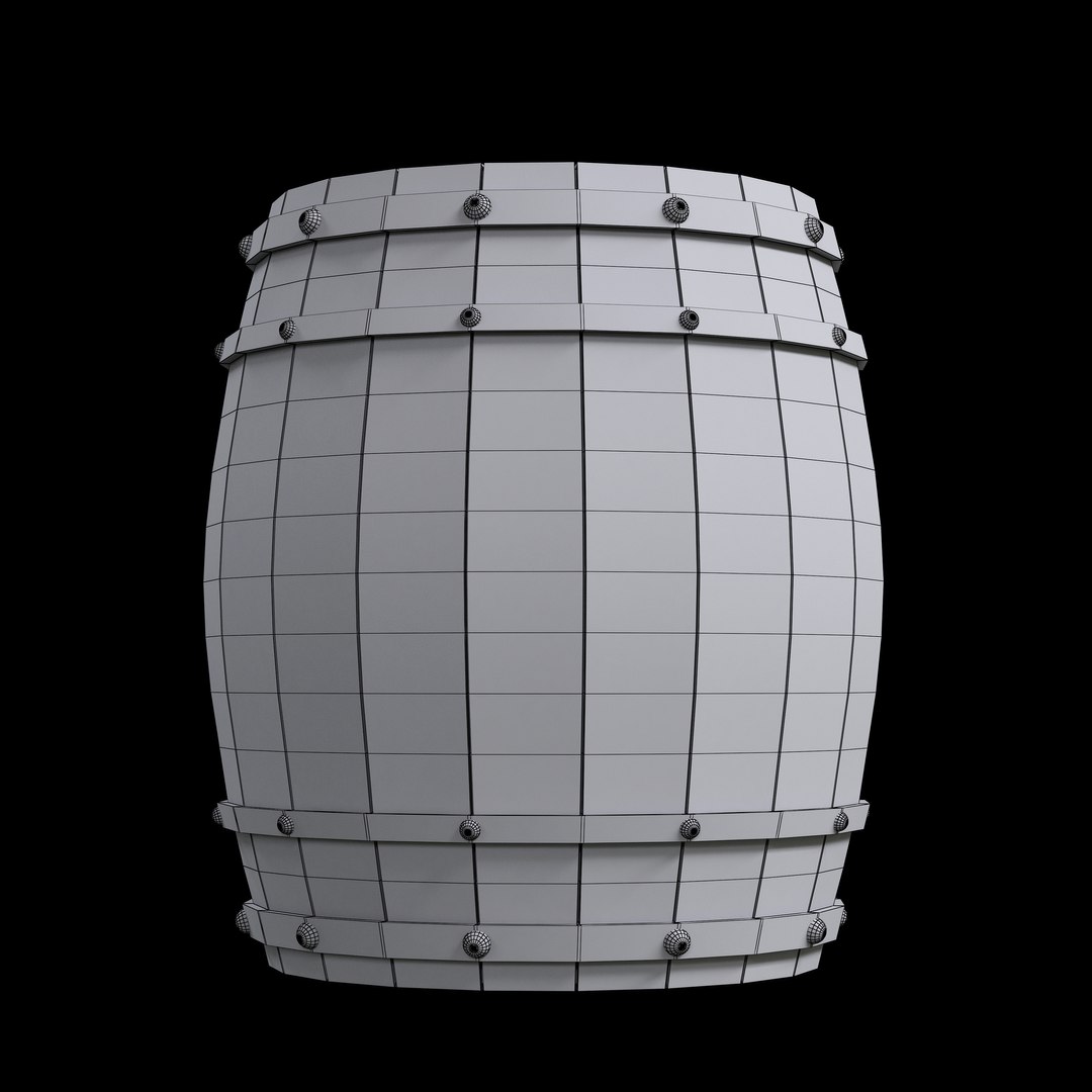 3D Barrel Model - TurboSquid 1668270