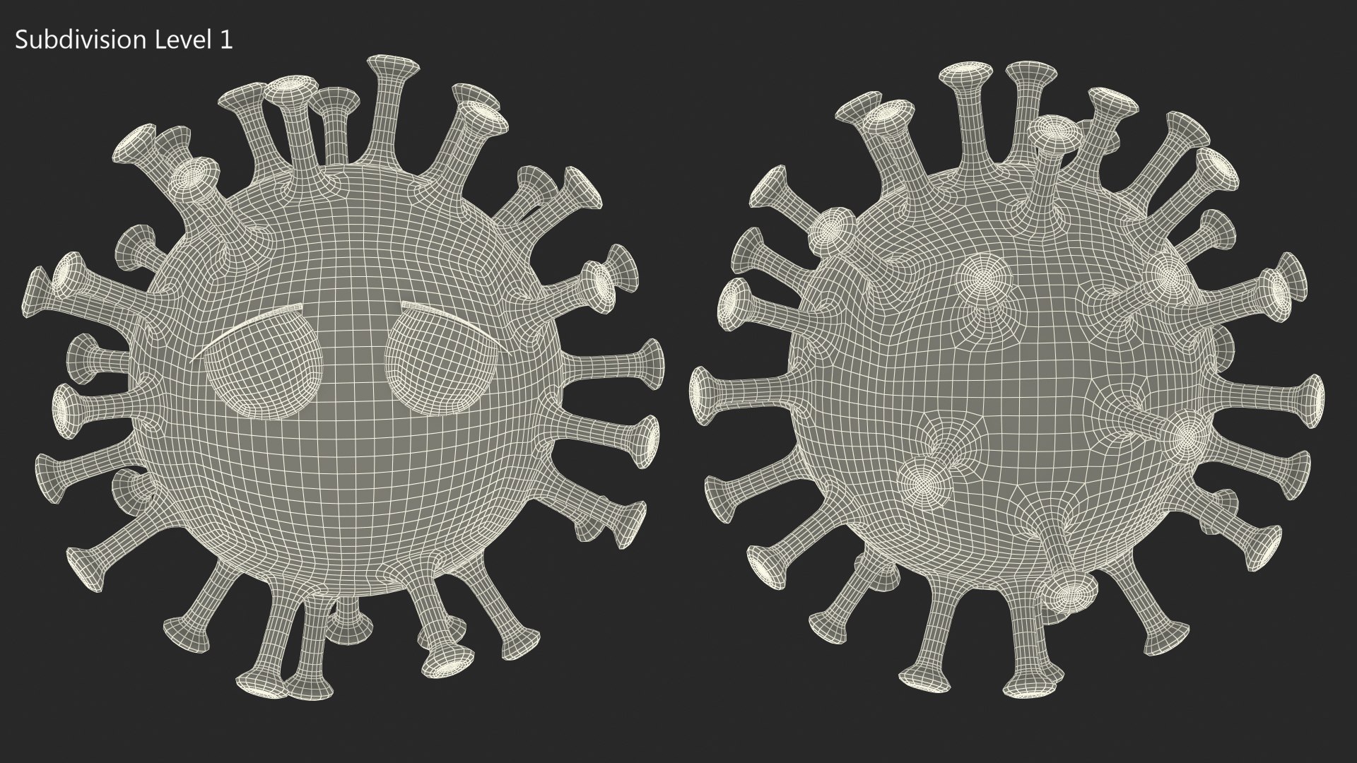 3D Covid Emoji Sad Model - TurboSquid 1861424