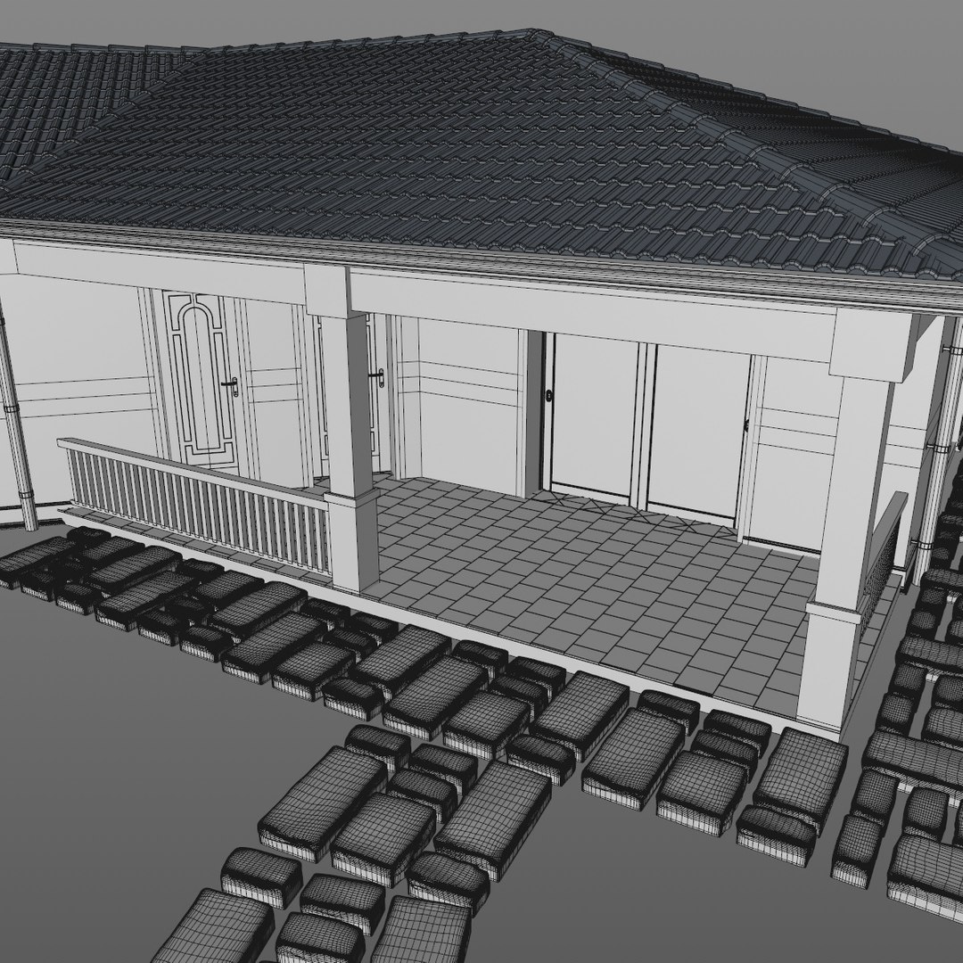 Realistic House Architecture 3D Model - TurboSquid 1200357