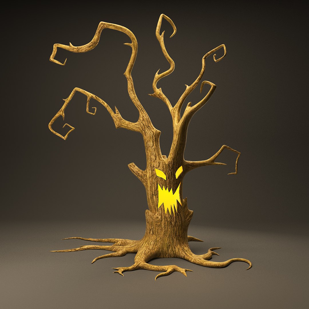 scary tree 3d model