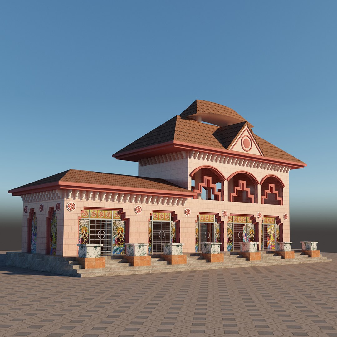 Temple 3D model - TurboSquid 1565300