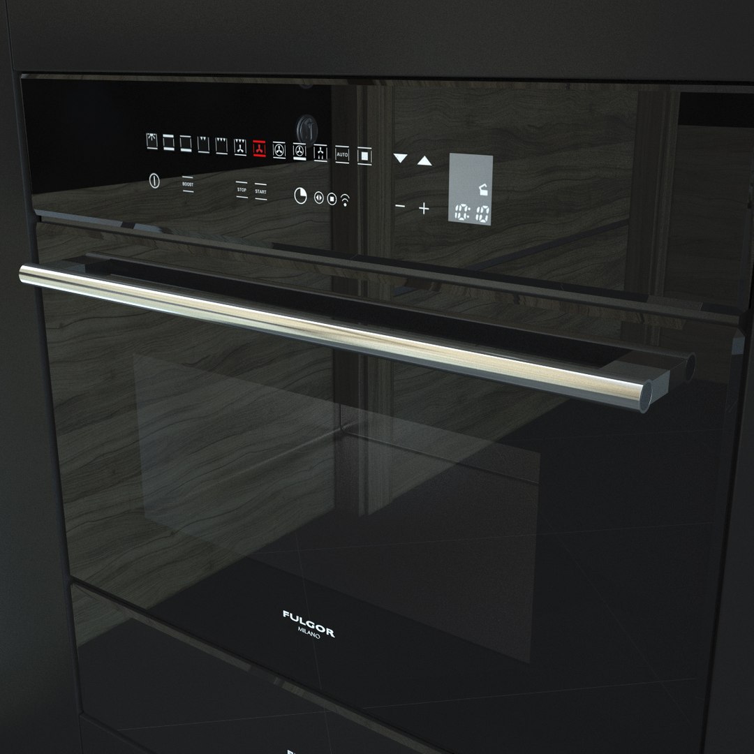 3d Model Fulgor Milano Compact Oven