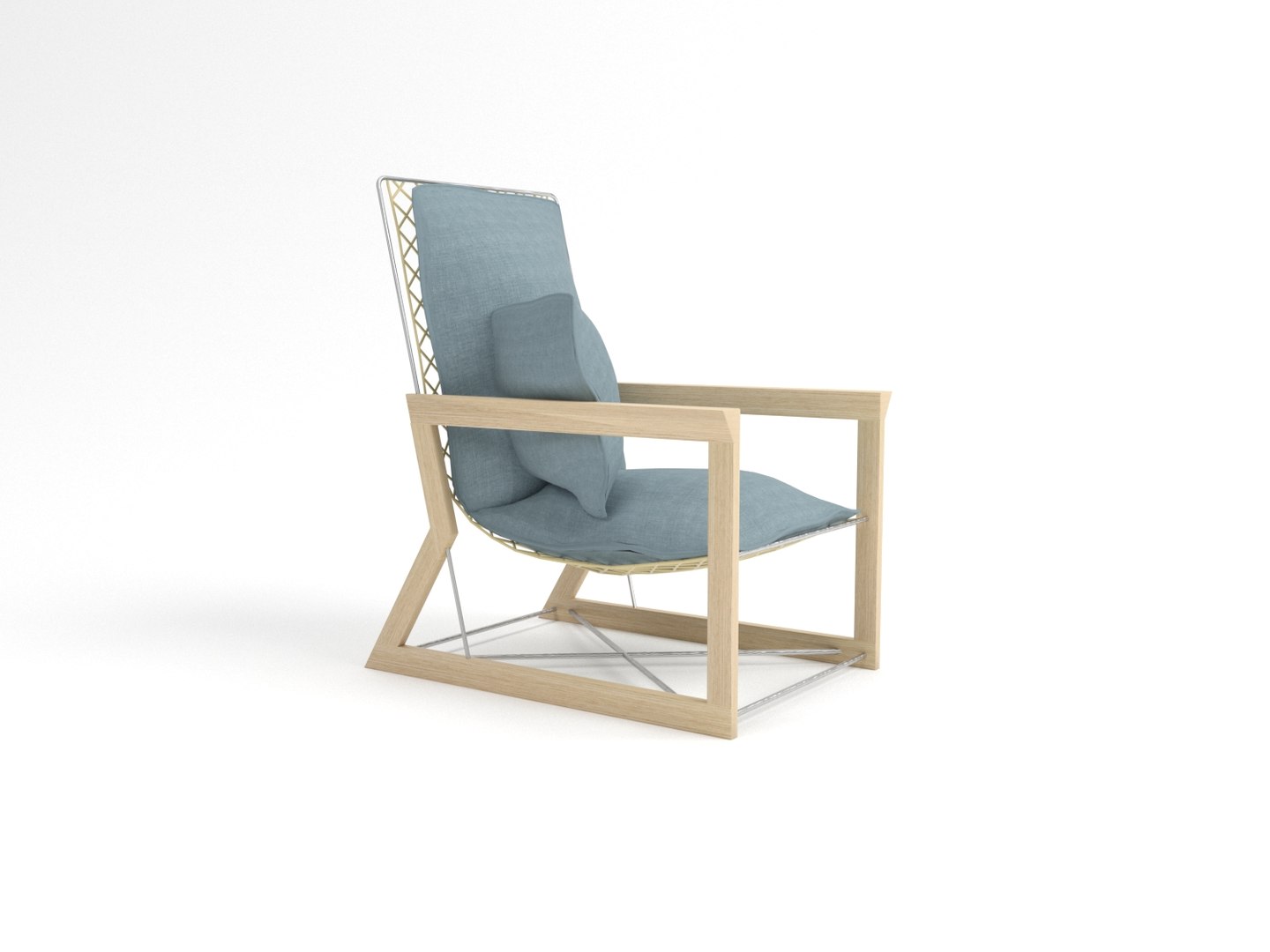 3D Easy Chair Model - TurboSquid 1414327