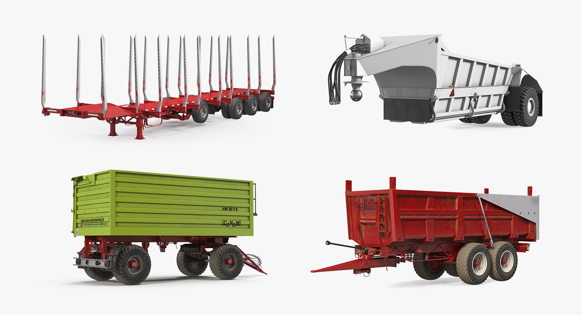 3D model Trailers Collection 8 - TurboSquid 1967745